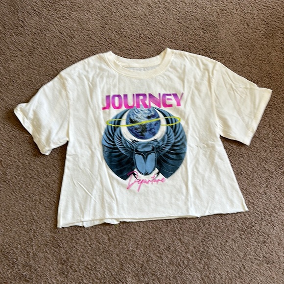 Tops | Journey Band Crop Top | Poshmark